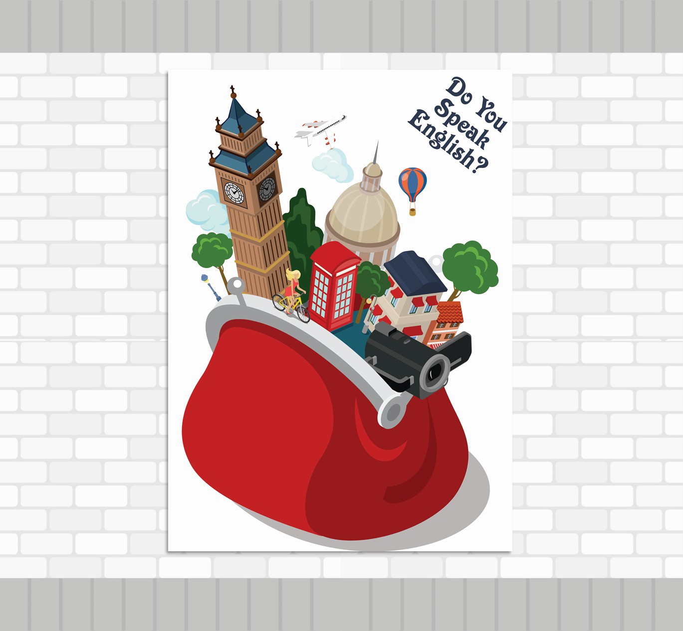 İngilizce Sokağı Posterleri | Okul Poster Afiş