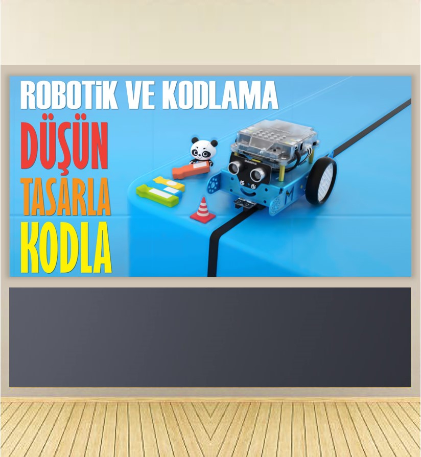 Robotik ve Kodlama Poster ve Duvar Giydirme | Okul Poster Afiş